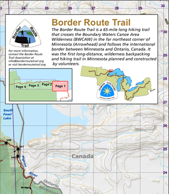 Border Route Trail Map Set – North Country Trail Association